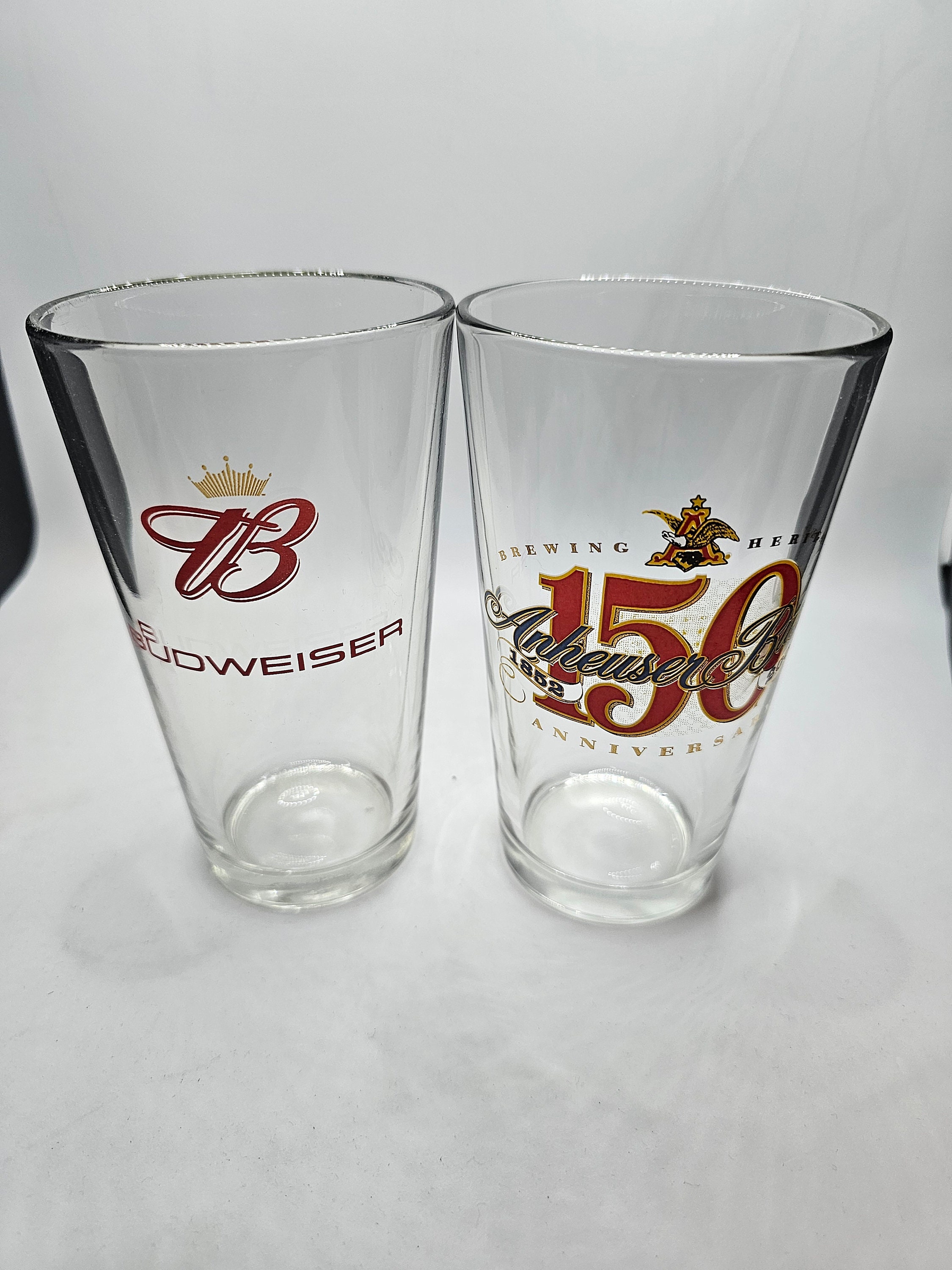 Variety of Budweiser, Anheuser Busch Glasses, 150th Anniversary - Etsy