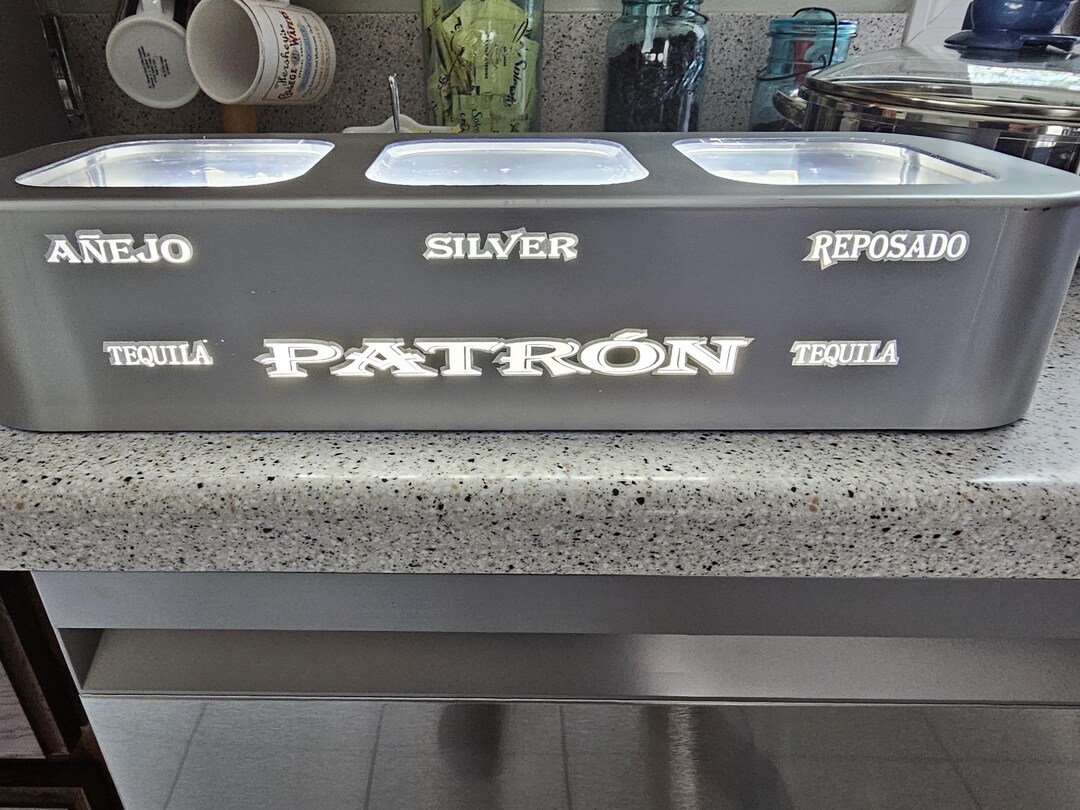 Patron Lighted Bottle Glorifier Display - Etsy