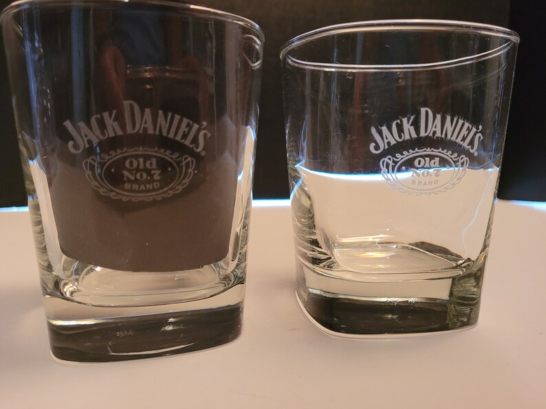 Set of 2 Beautiful Jack Daniels Glasses - Etsy
