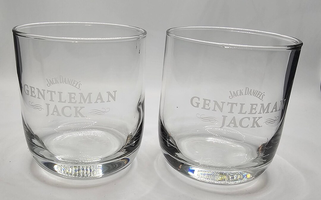 Set of 2 Jack Daniels Gentleman Jack Glasses - Etsy