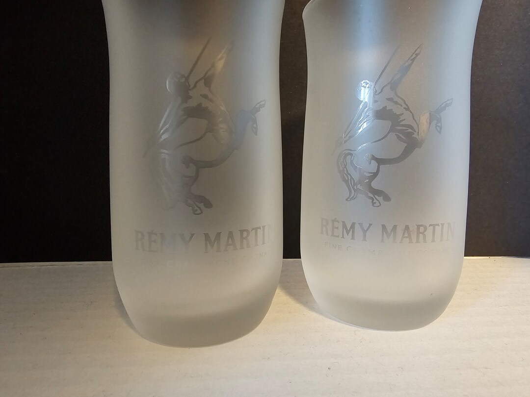 Set of 2 Remy Martin Tall White Glasses / Shot Glasses - Etsy