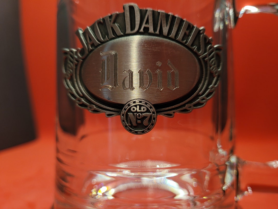 Jack Daniels Mug With Pewter Plaque. Engraved With David - Etsy