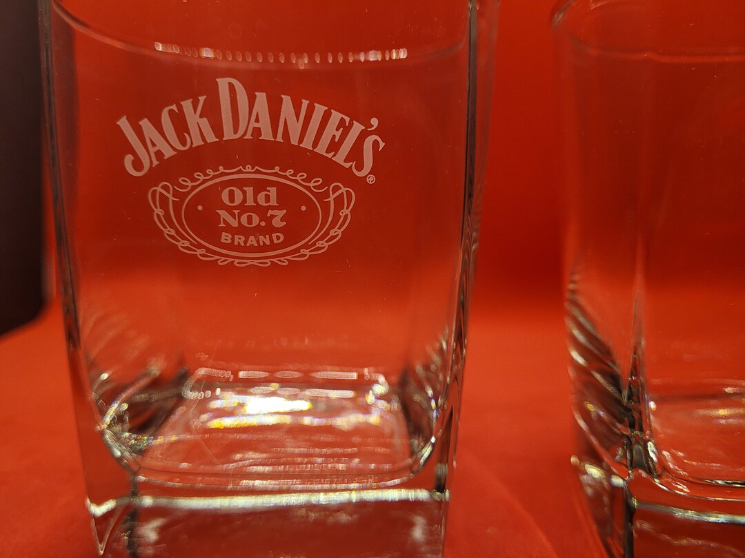 Set of 2 Beautiful Jack Daniels Glasses - Etsy