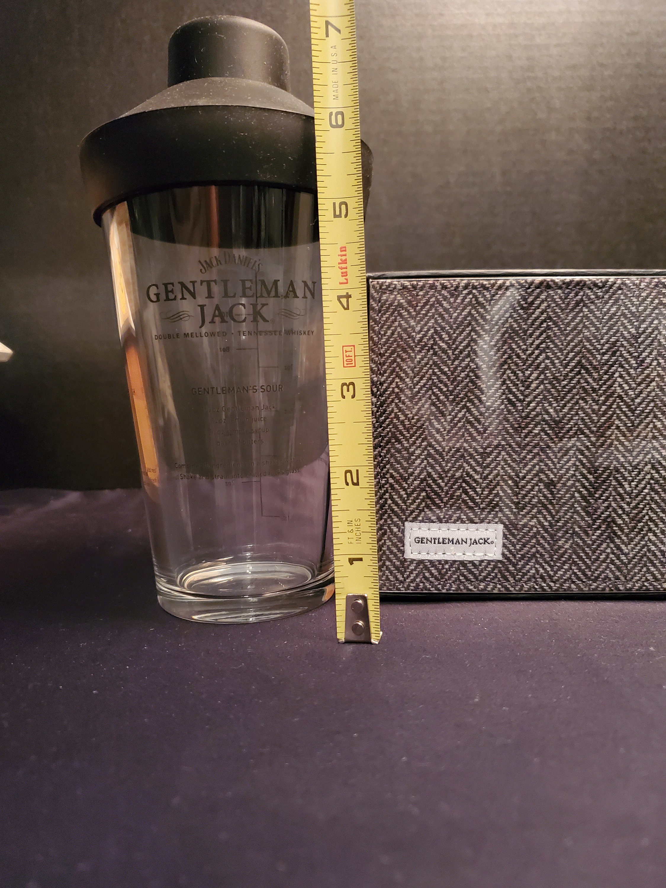 Jack Daniels Gentleman Jack Glass Shaker and Coaster Set - Etsy