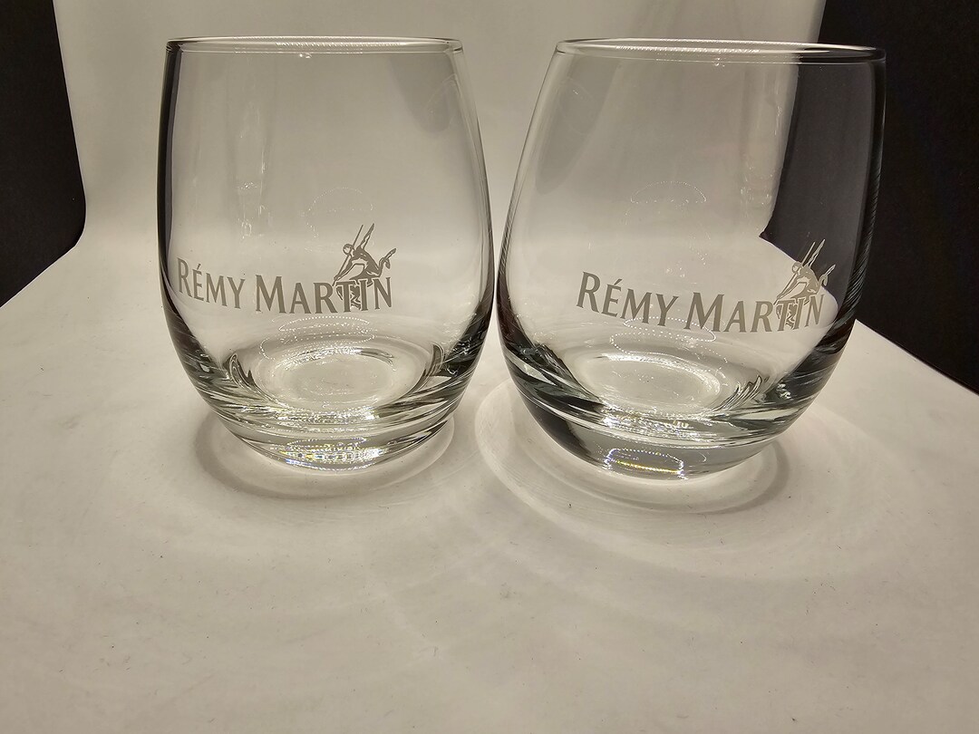 Set of 2 Remy Martin Rock Glasses - Etsy
