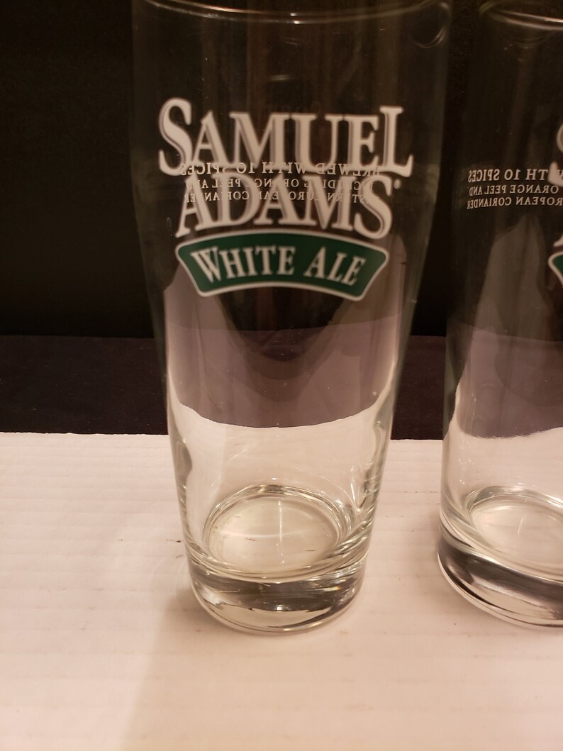 Set of 2 Samuel Adams White Ale Glasses, Glass - Etsy