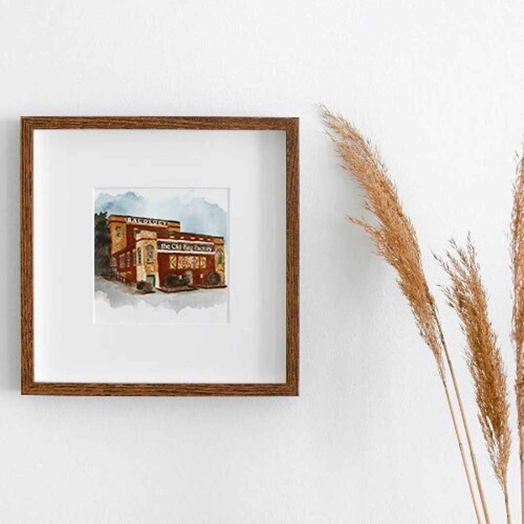 Old Bag Factory Watercolor Painting, Digital Print - Etsy