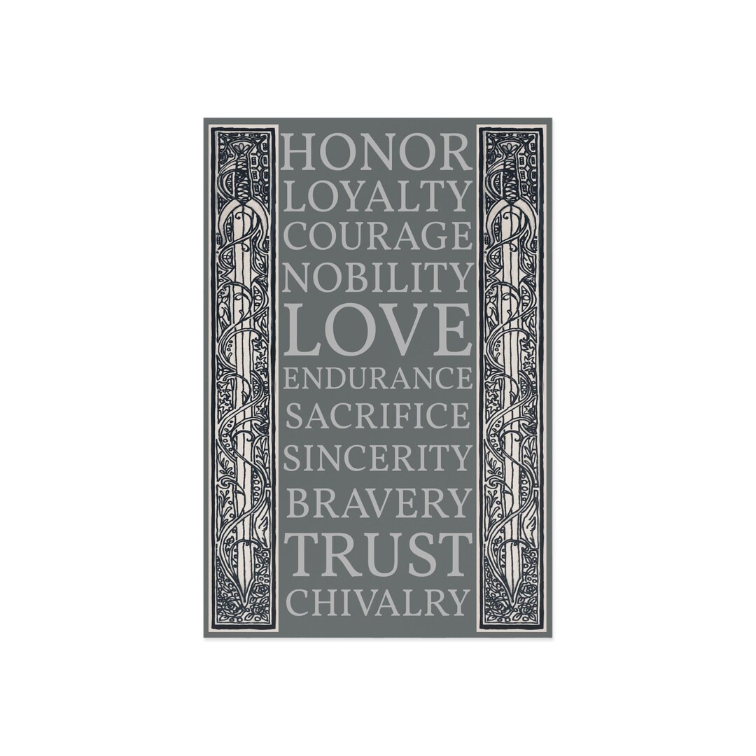 Warrior Postcard, Warrior Code, Honor Code, Hand Drawn Art: blade A.j ...