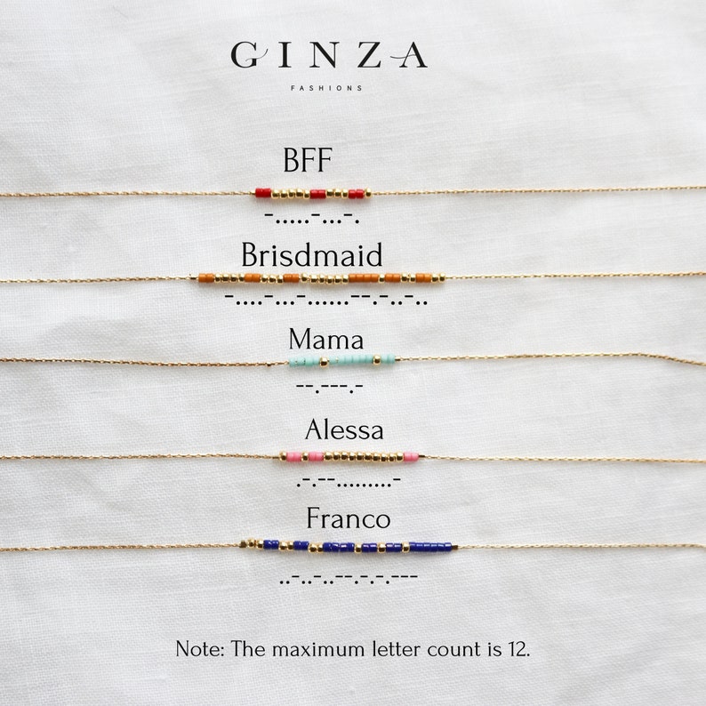 Morse Code Bracelet Custom Secret Message Personalized Morse - Etsy