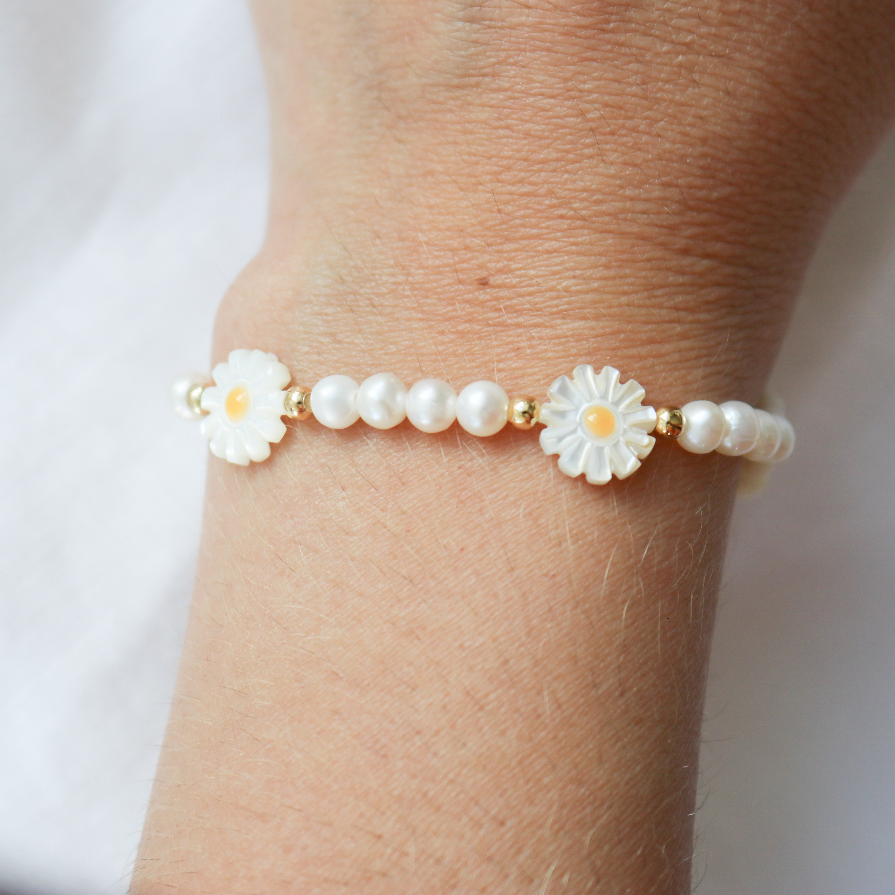 Beaded Daisy Bracelets Flower Beaded Bracelet Daisy | Etsy