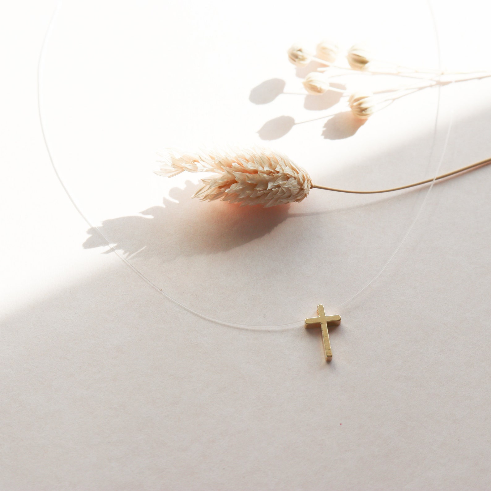 Floating Necklace, Illusion Necklace, Invisible Necklace, Wedding ...