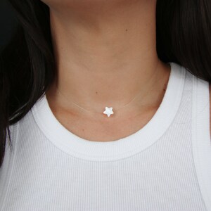 Illusion Necklace, Invisible Necklace, Floating Necklace, Wedding ...