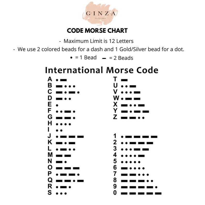 Morse Code Bracelet: Custom Seed Bead Secret Message Bracelet - Etsy