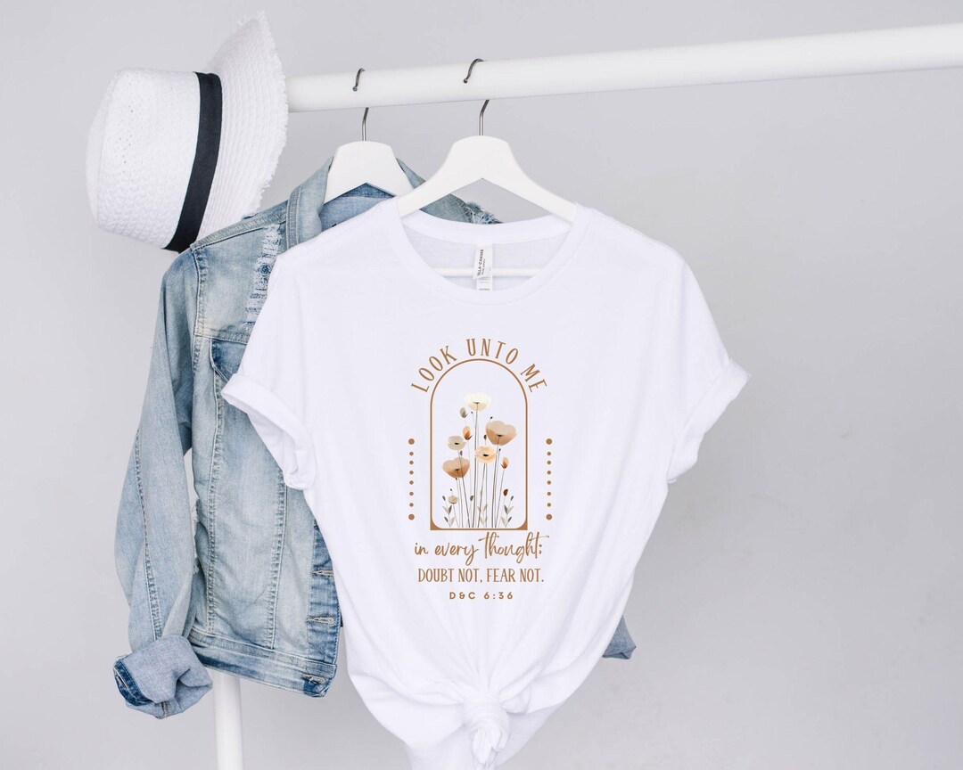 Youth Theme 2025 Tshirt, Look Unto Christ T-shirt, Look Unto Me, Doubt ...