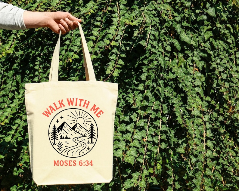Youth Theme Tote Bag, Walk With Me, Girls Camp Canvas Bag, 2026 LDS ...