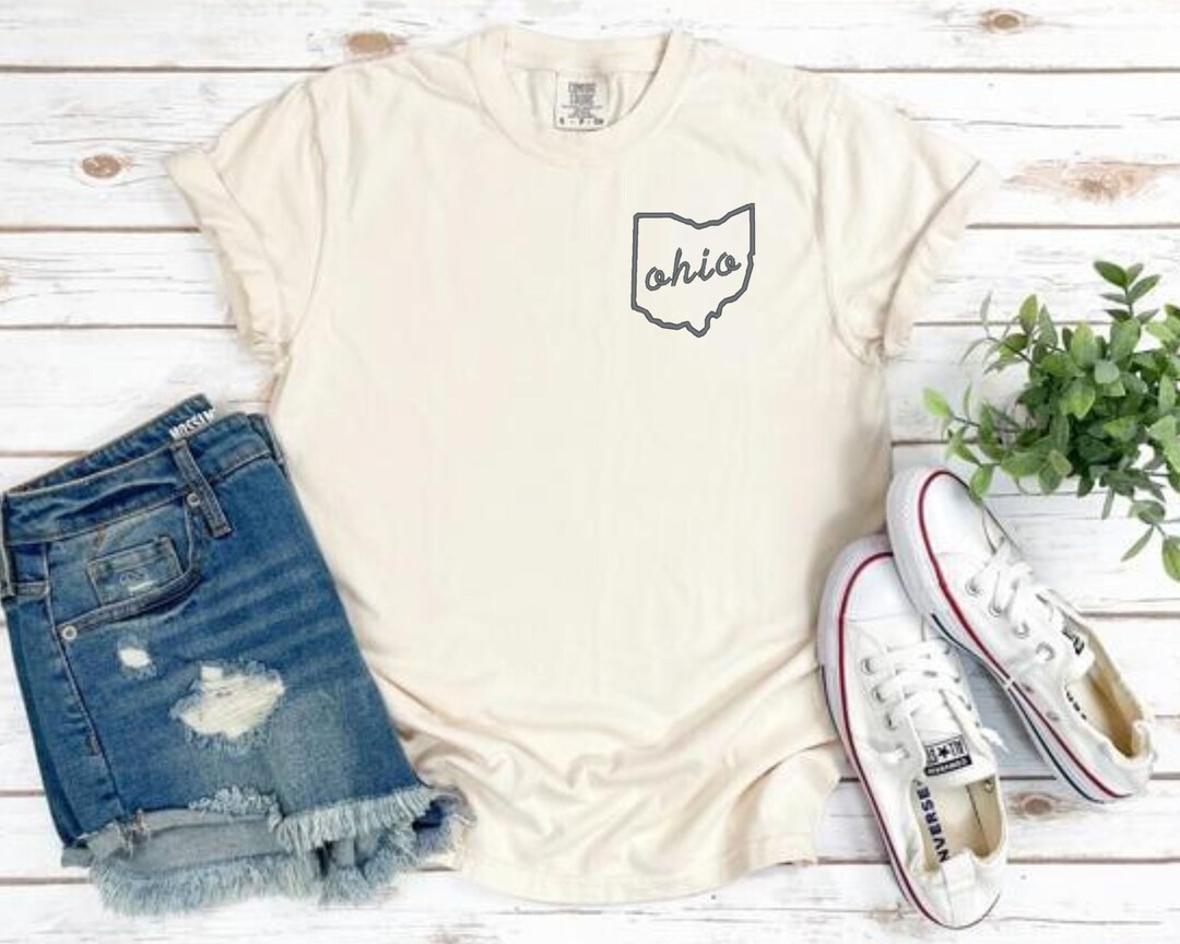 Embroidered State Shirt, Map of United States, Personalized State Shirt ...