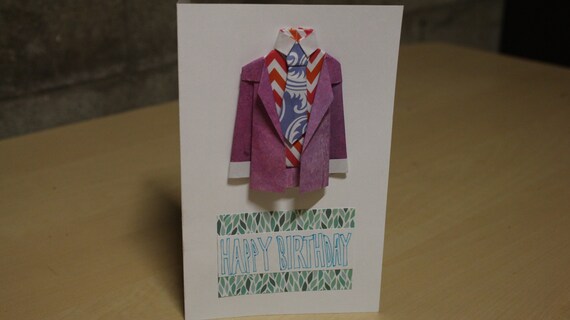 Handmade 3D Men's Birthday Card - Etsy