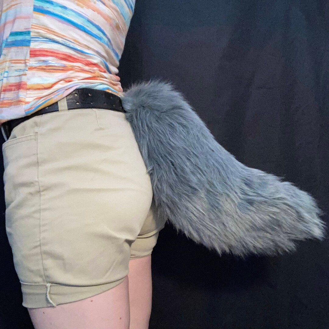 Solid Color Mini Tail - Granite - Etsy