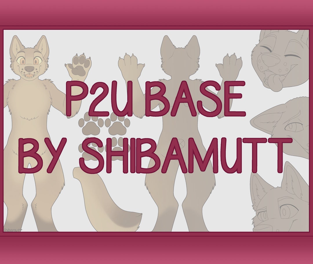 Furry Reference Base (canine/feline) - Etsy