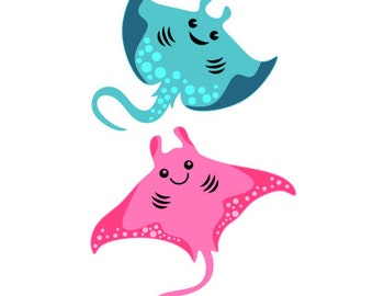 Stingray svg | Etsy