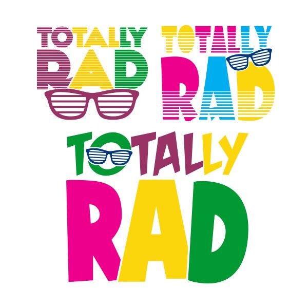 Clipart Totally Rad