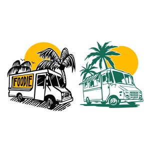 Foodie Food Truck Pack Cuttable Design SVG PNG DXF & Eps Designs Cameo ...