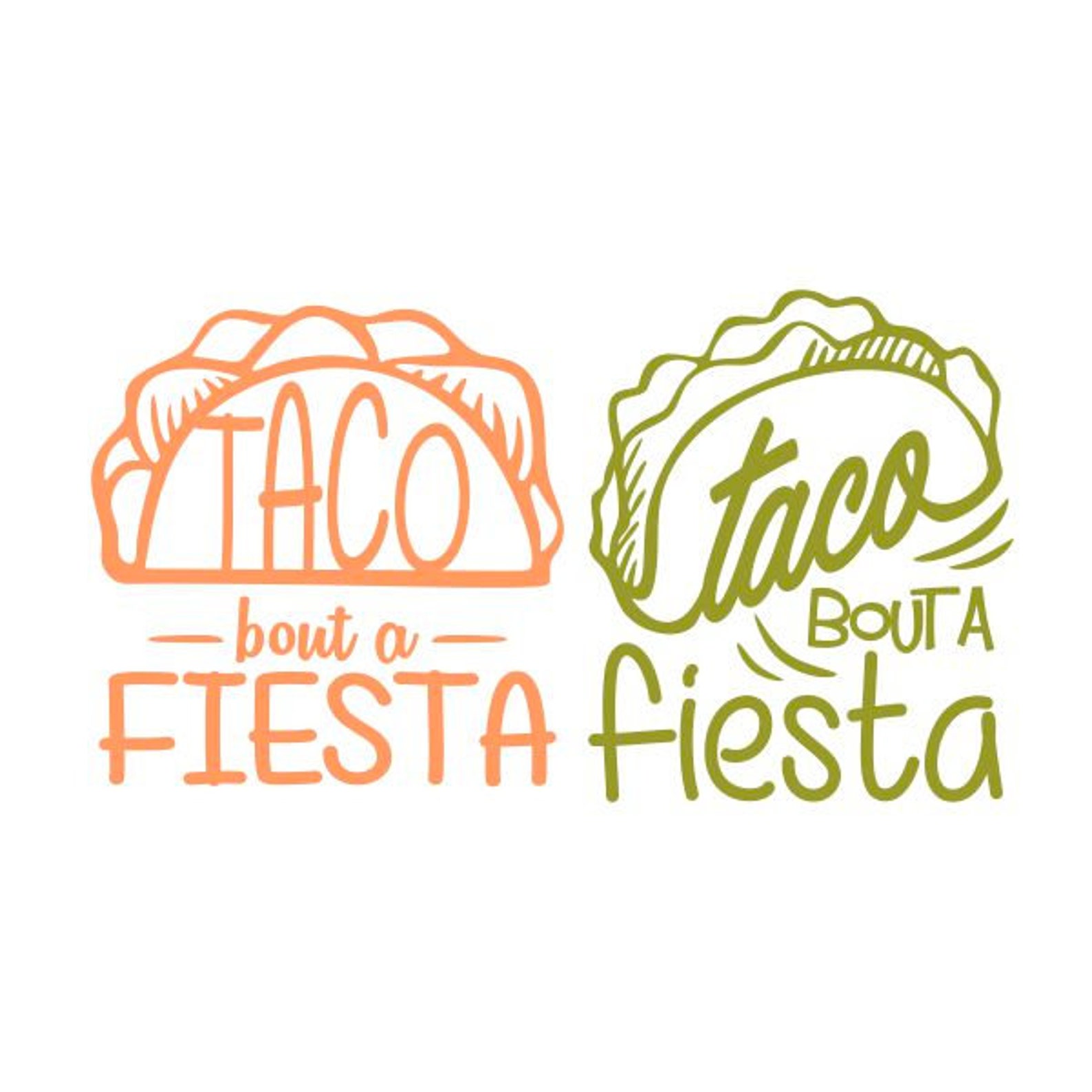 Taco Bout a Fiesta Funny Party Cuttable Design SVG PNG DXF & - Etsy