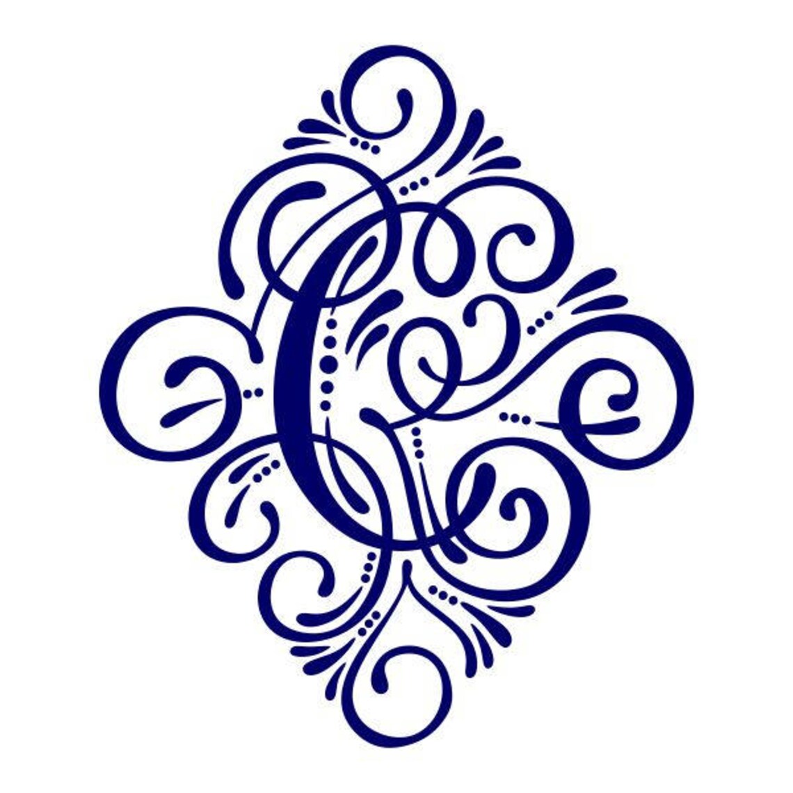 Scroll Font Cuttable Design SVG PNG DXF & Eps Designs Cameo - Etsy