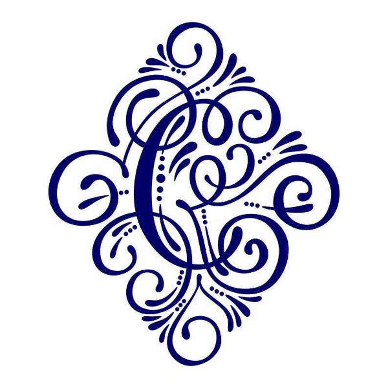 Scroll Font Cuttable Design SVG PNG DXF & Eps Designs Cameo - Etsy