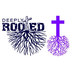 Deeply Rooted Cross Pack Cuttable Design SVG PNG DXF & Eps - Etsy