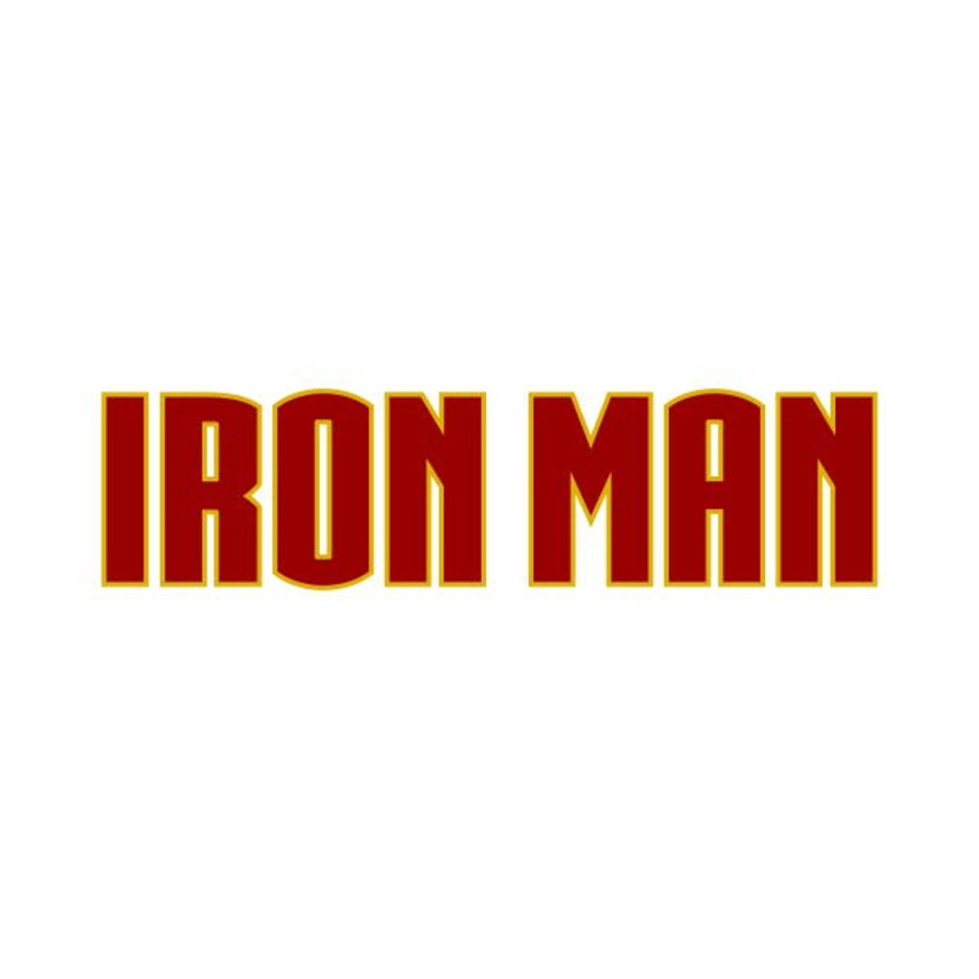Iron Man Alphabet Font Cuttable Design SVG PNG DXF & Eps Designs Cameo ...