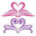 Love Heart Books Pack Cuttable Design SVG PNG DXF & Eps Designs Cameo ...