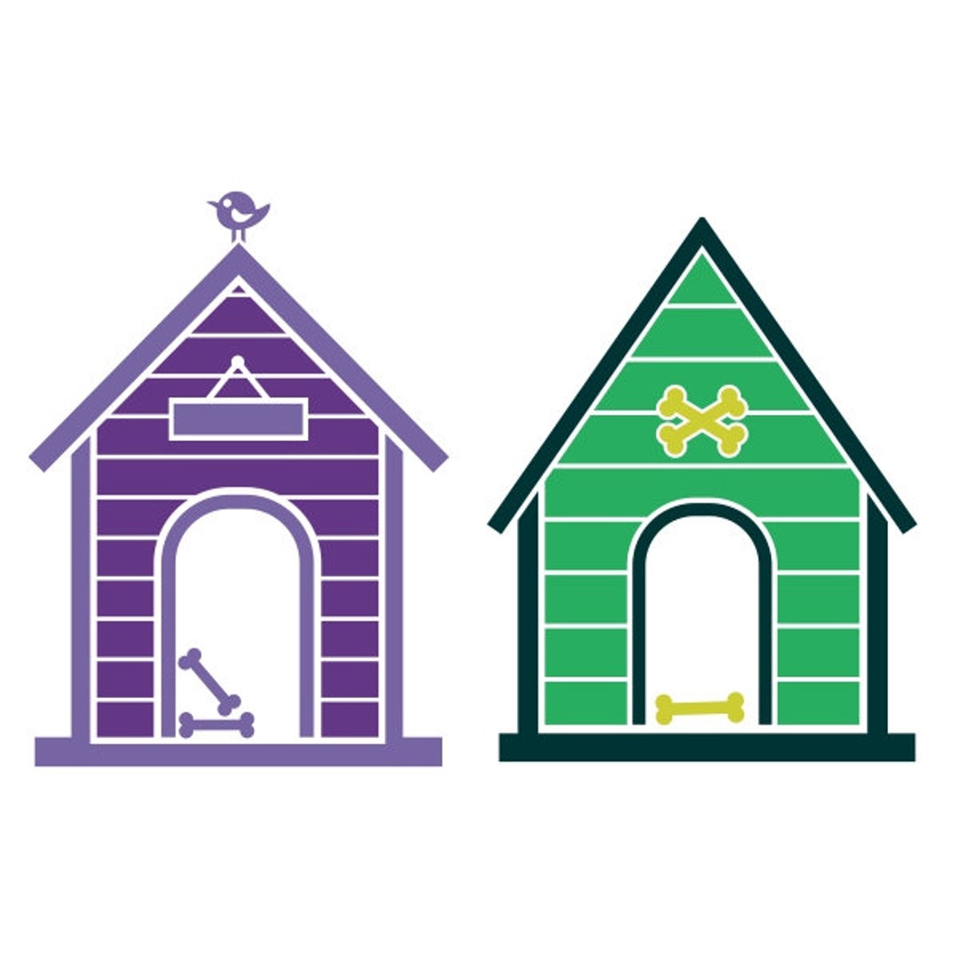 Dog House Pack Cuttable Design SVG PNG DXF & Eps Designs Cameo File ...