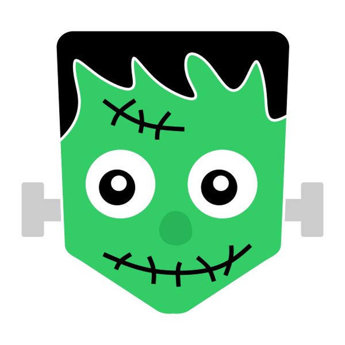 Monster Face Halloween Cuttable SVG PNG DXF & Eps Designs | Etsy