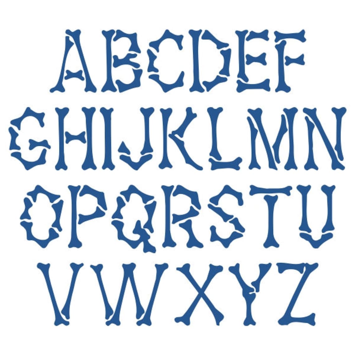 Halloween Bones Skeleton Font Monogram Cuttable Design SVG PNG - Etsy Halloween Bones Skeleton Font Monogram Cuttable Design SVG PNG - Etsy
