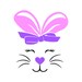 Lovely Bunny Face Pack Cuttable Design SVG PNG DXF & Eps Designs Cameo ...