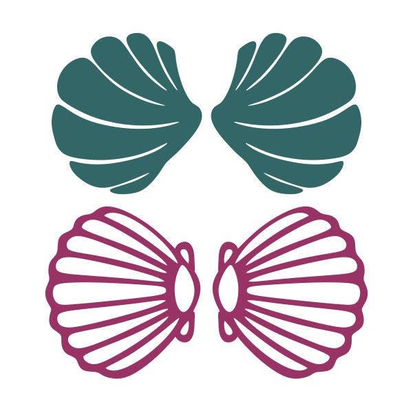 Shells Ocean Beach Cuttable SVG PNG DXF & Eps Designs Cameo - Etsy