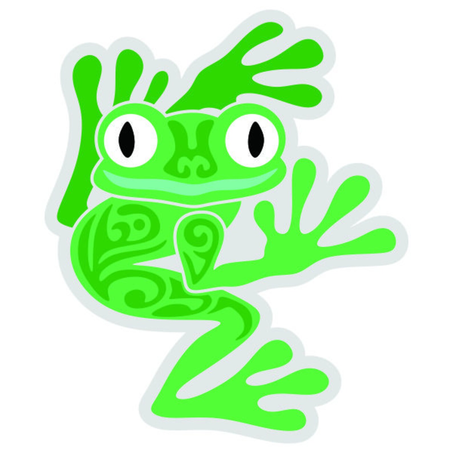 Frog Animal Cuttable Design SVG PNG DXF & eps Designs Cameo | Etsy