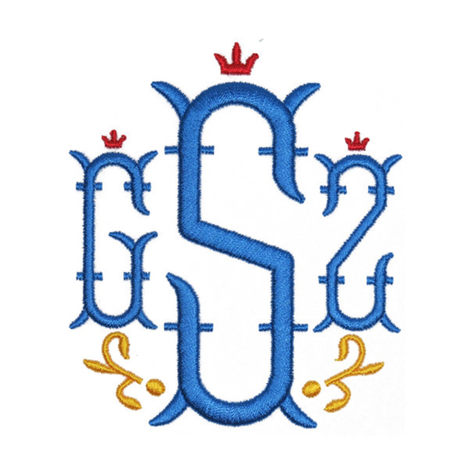 Nola Large Monogram Machine Embroidery Font Alphabet Letters - Etsy