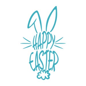 Happy Easter Bunny Pack Cuttable Design SVG PNG DXF & Eps Designs Cameo ...