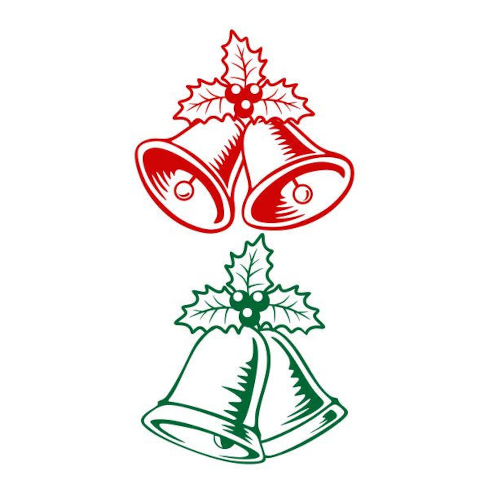 Jingle Bells Christmas Cuttable Design SVG PNG DXF & Eps - Etsy