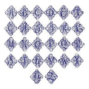 Scroll Font Cuttable Design SVG PNG DXF & Eps Designs Cameo File ...