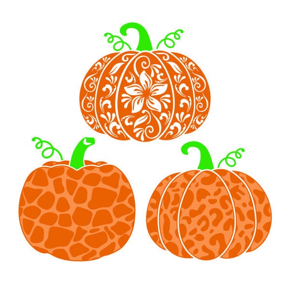 Giraffe Stencil Pumpkin