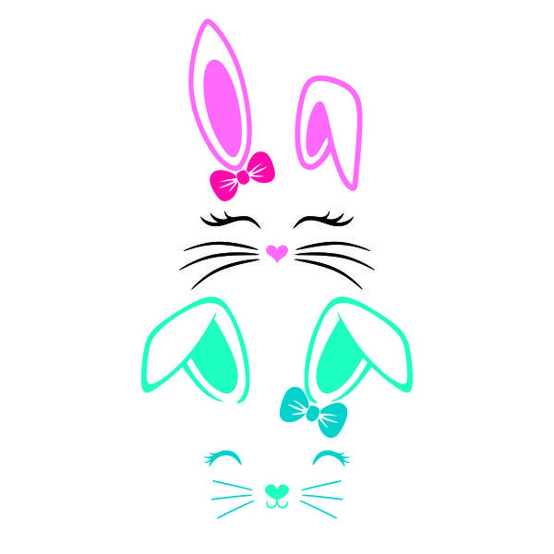 Lovely Bunny Rabbit Pack Cuttable Design SVG PNG DXF & Eps Designs ...