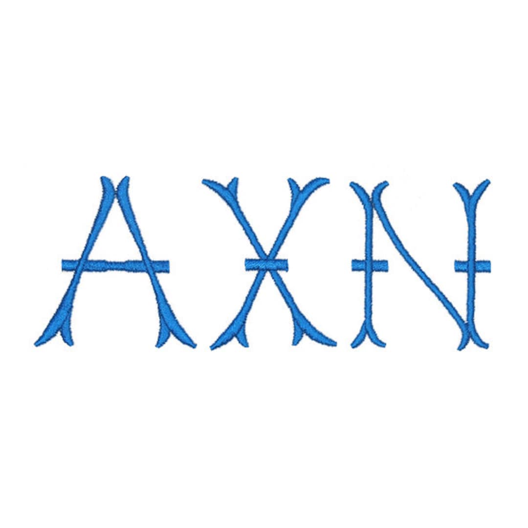 Victorian Monogram Machine Embroidery Font Alphabet Letters - Etsy