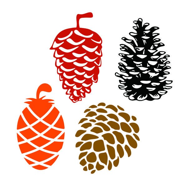 Pine Cone Silhouette