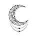 Decorative Moon Pack Cuttable Design SVG PNG DXF & Eps Designs - Etsy