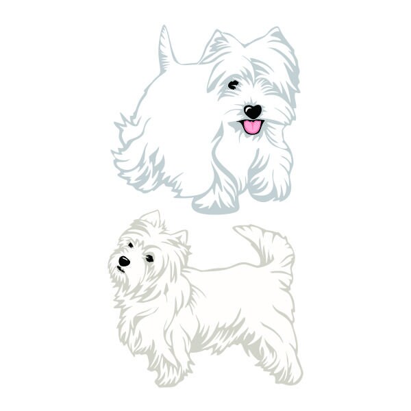 Westie Dxf - Etsy