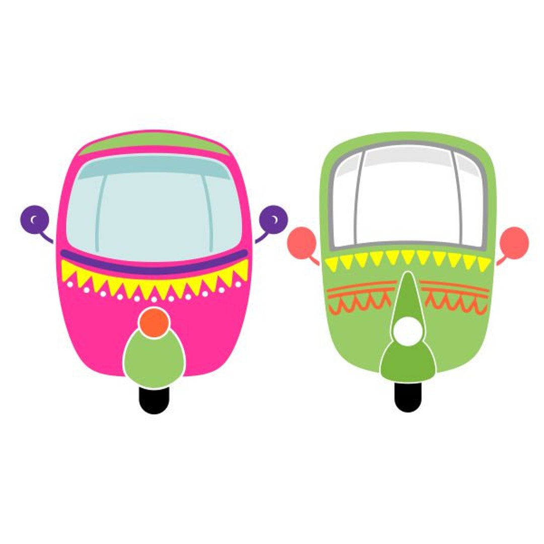 Tuk Tuk Auto Rickshaw Cuttable Design SVG PNG DXF & Eps Designs Cameo ...