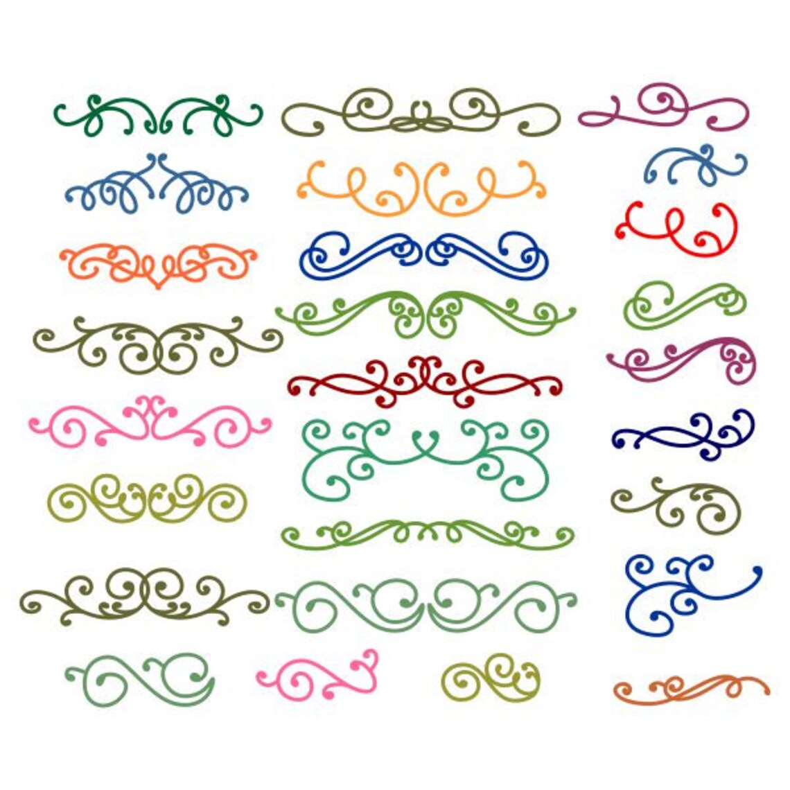 Accents Doodles Frame Cuttable Design SVG PNG DXF & Eps - Etsy